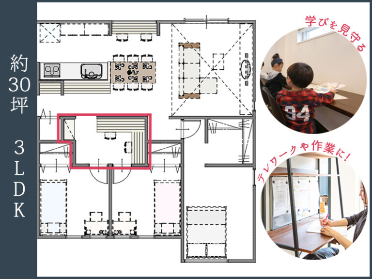 【平屋30坪】注文住宅の間取り実例を徹底解説!【3LDK・4LDK】｜注文住宅お役立ちコラム｜悠悠ホーム | 福岡・熊本・佐賀のハウスメーカー
