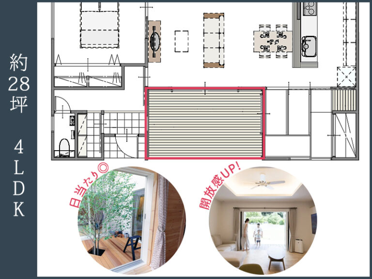 【平屋30坪】注文住宅の間取り実例を徹底解説!【3LDK・4LDK】｜注文住宅お役立ちコラム｜悠悠ホーム | 福岡・熊本・佐賀のハウスメーカー